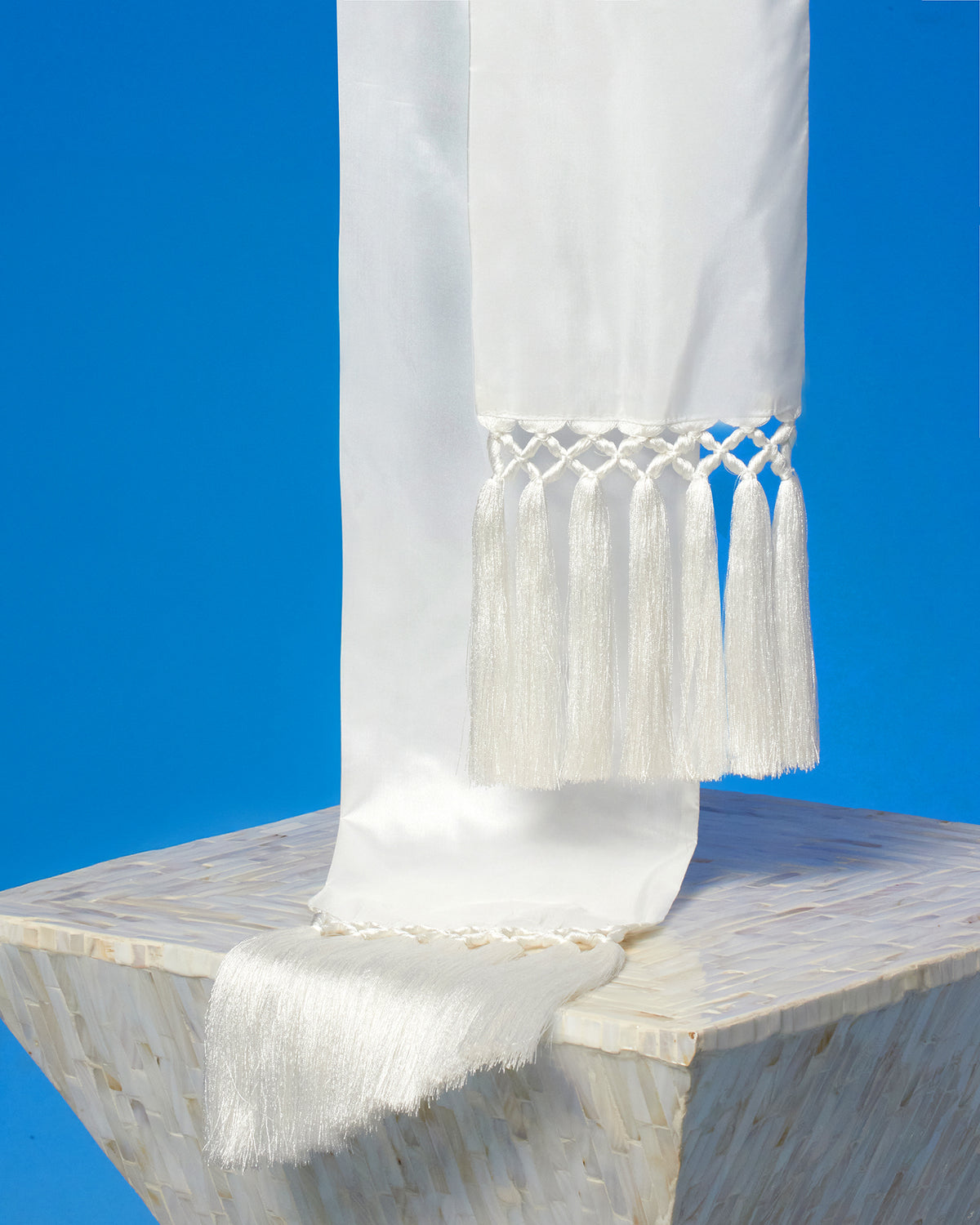 NicoBlu® Cosima Sash Belt in Off White
