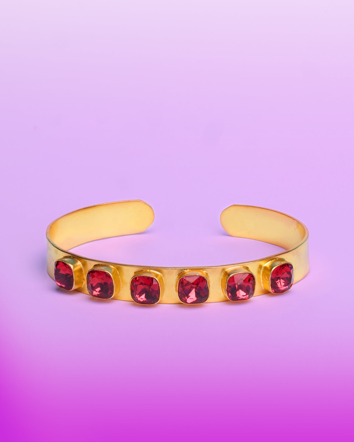 NicoBlu® Finley Cuff Bracelet in Ruby Red