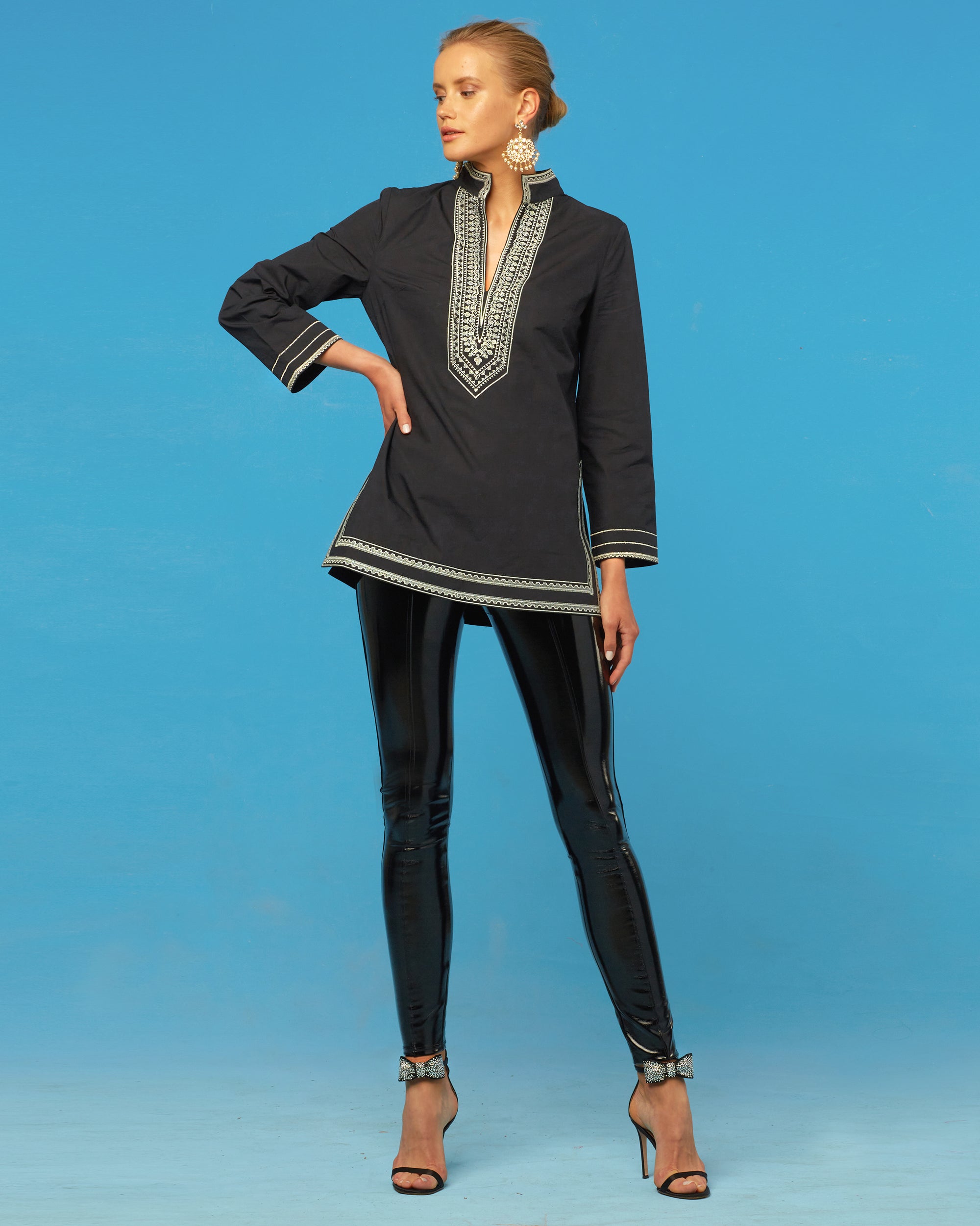 NicoBlu® Maharani Tuxedo Tunic
