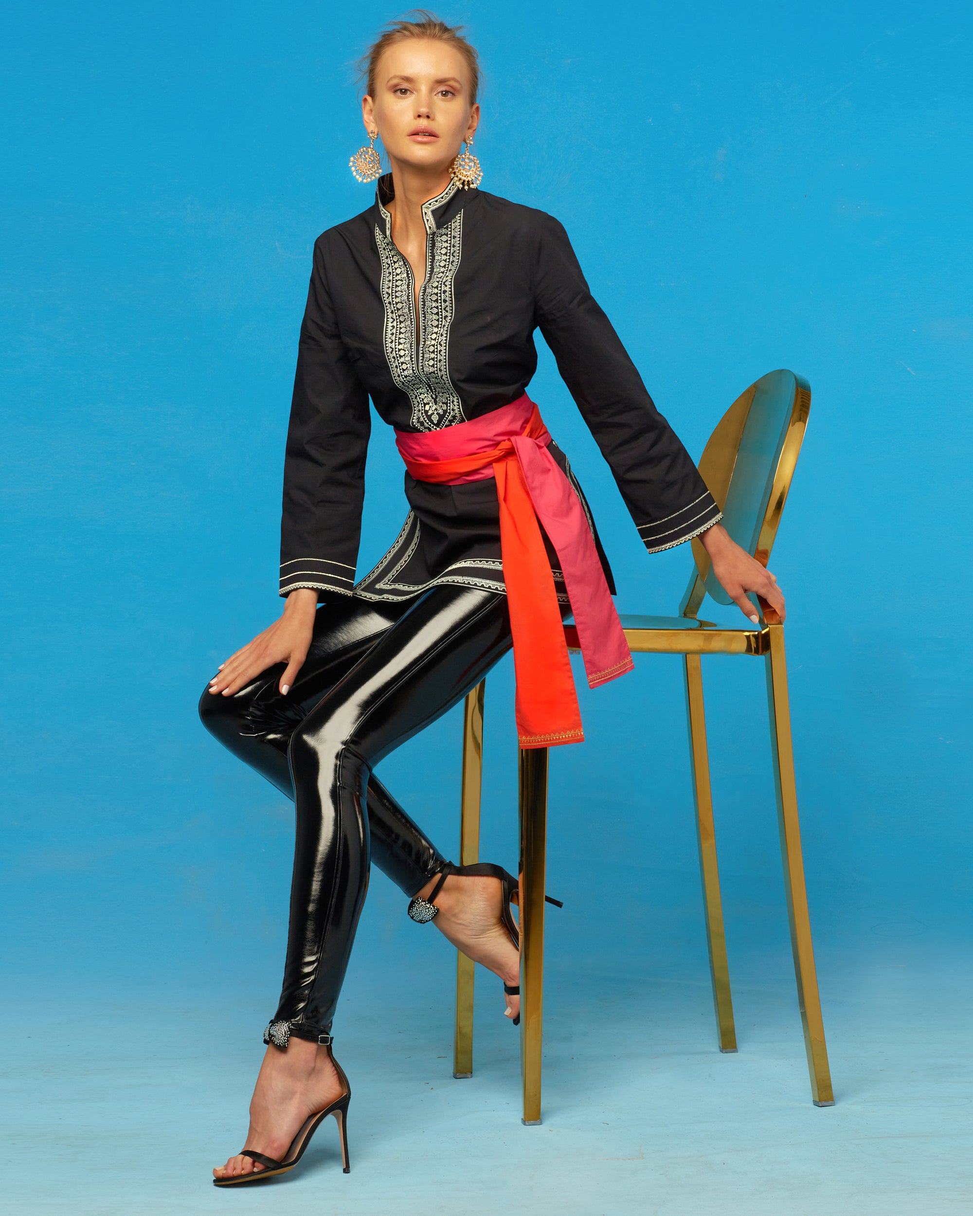 NicoBlu® Maharani Tuxedo Tunic